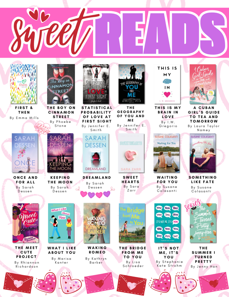Visual Book Lists – printable book recommendations