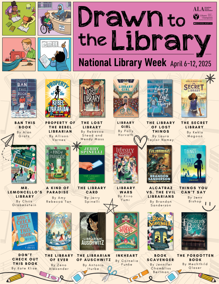 Visual Book Lists – printable book recommendations